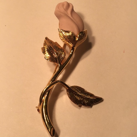 Avon | Jewelry | Vintage Avon Pink Rose Brooch | Poshmark